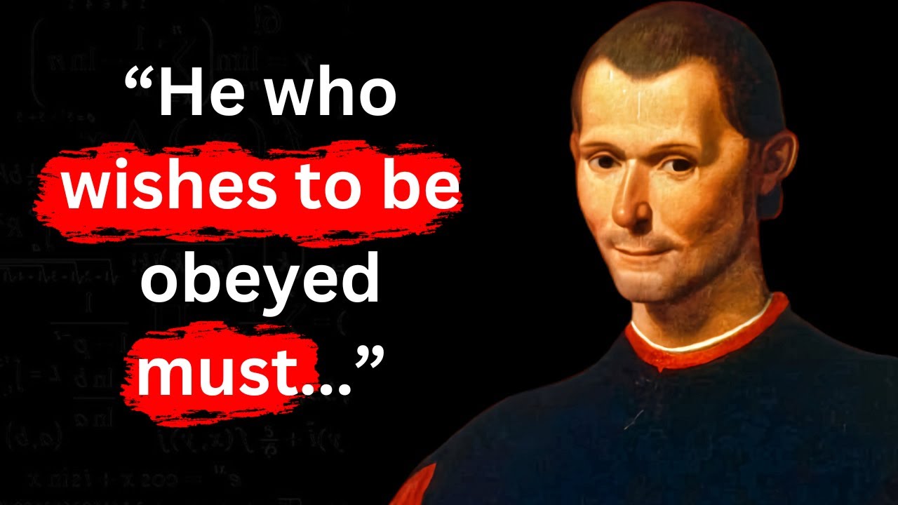 Famous and Powerful 40 Quotes by Niccolo Machiavelli - YouTube