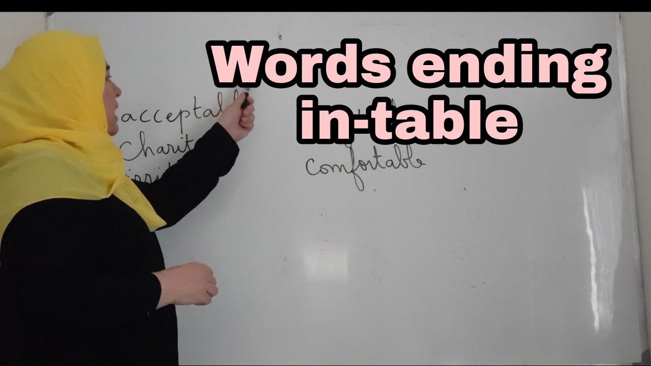 How To Pronounce The Words Ending In table YouTube how-to-pronounce-the-words-ending-in-table-youtube