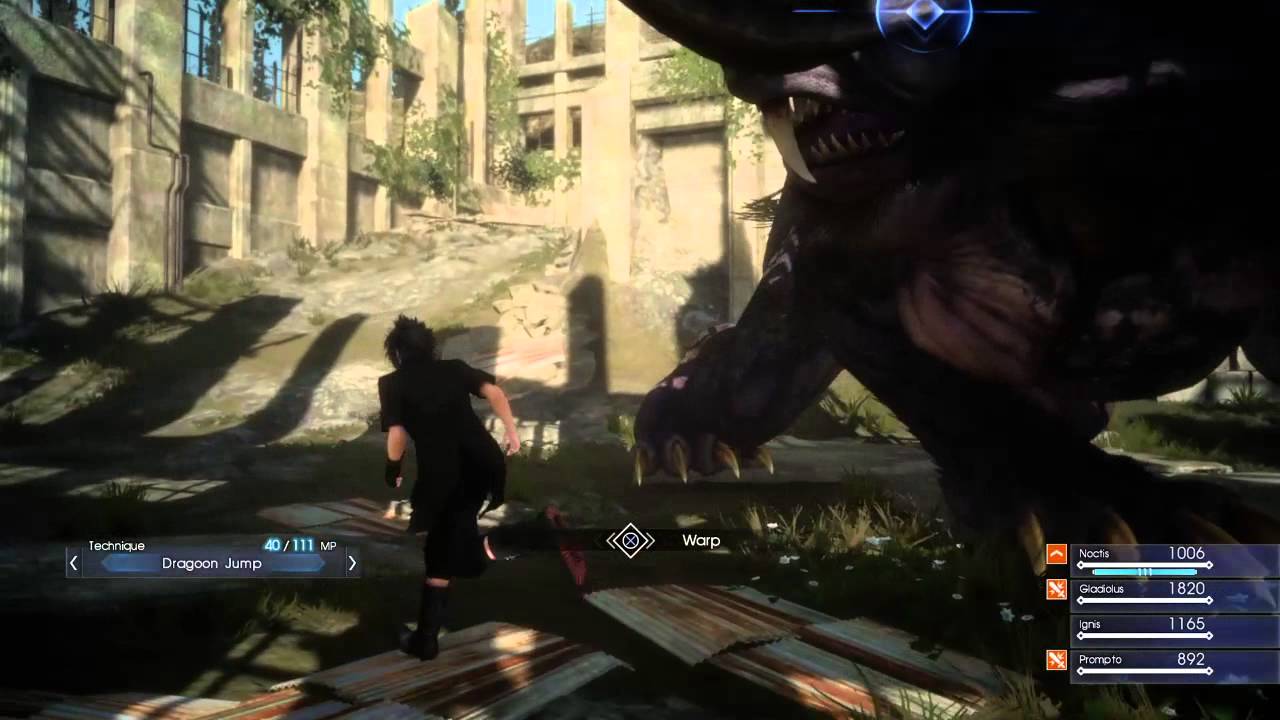 Behemoth round 1 FFXV - YouTube