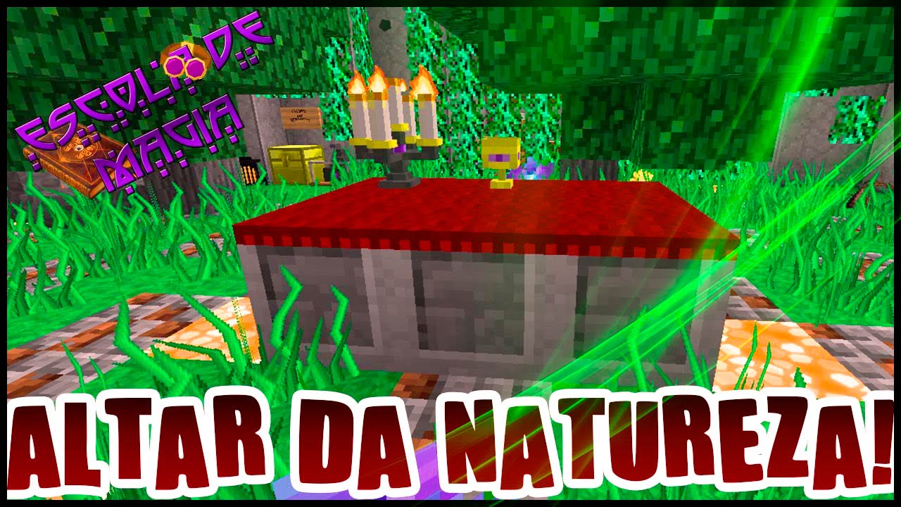 ESCOLA DE MAGIA (Minecraft) #24 | ALTAR SATÂNICO E A ENERGIA DA ...