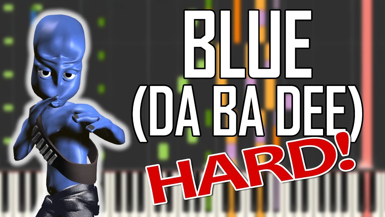 Blue (Da Ba Dee) Piano Tutorial (Synthesia) HARD! - YouTube
