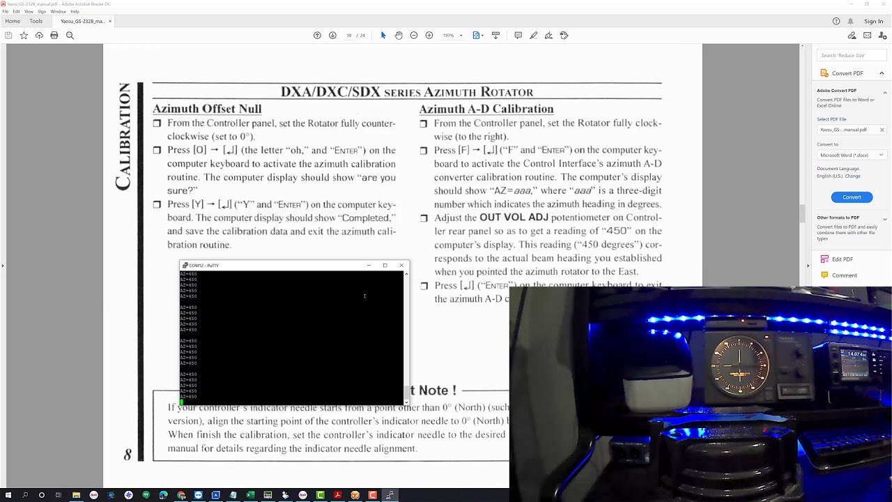 Ham Radio Deluxe Rotor 450-degree demo - YouTube