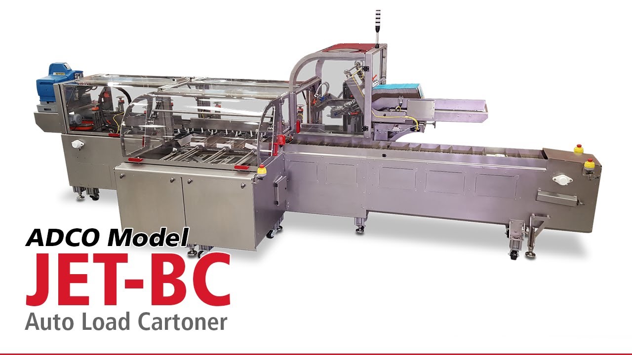 ADCO Model JET BC - Auto Load Cartoner - YouTube