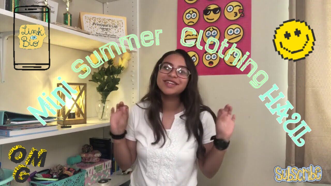 Mini Summer Clothing Haul / Try On - YouTube