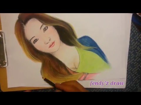 menggambar & mewarnai wajah Natasha Wilona ( reva) Full HD
