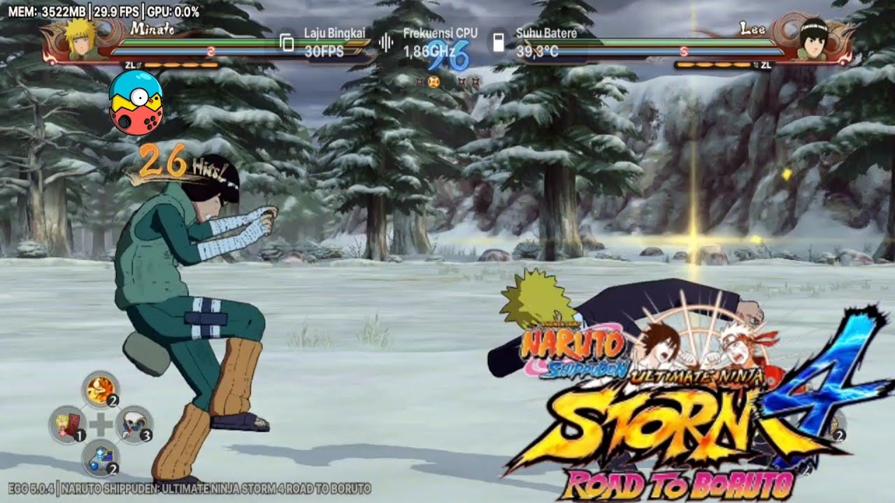 NARUTO NINJA STORM 4 EGG NS 5.0.4 GAME TEST - YouTube