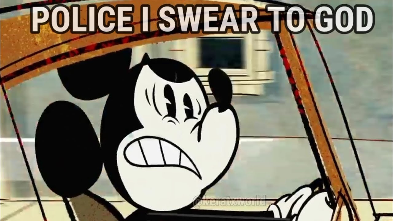 police i swear to god - (mickey mouse) - YouTube