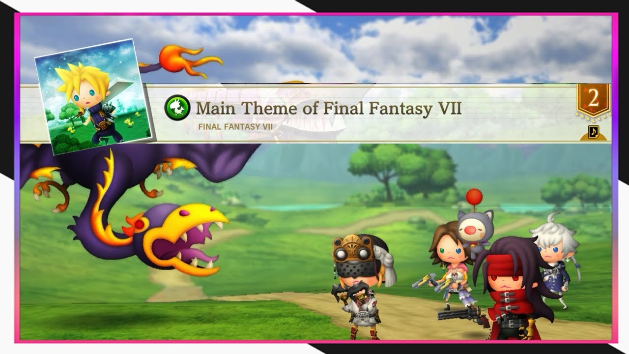 THEATRHYTHM FINAL BAR LINE ¦ Main Theme of Final Fantasy VII (FFVII ...