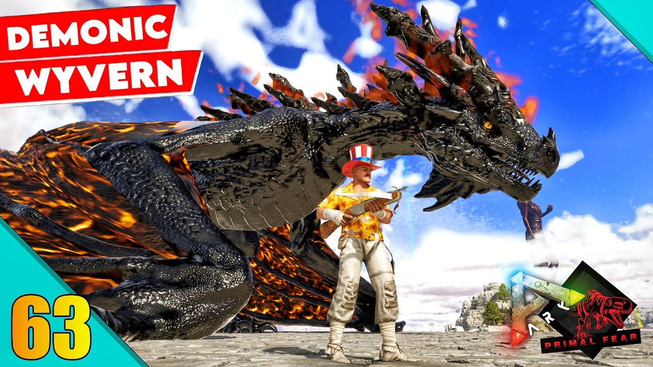 First Time In ARK Taming Demonic Wyvern 🔥🔥🔥 : ARK Primal Fear Plus ...