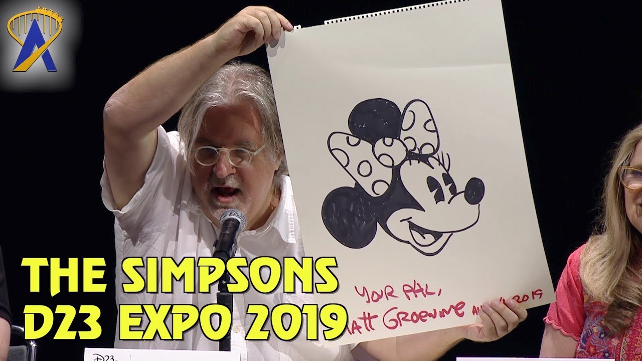 The Simpsons Panel Highlights from Disney's D23 Expo - YouTube