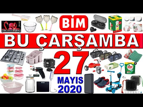 27 Mayıs 2020 Bim Kataloğu | Bim'de Bu Hafta Neler Var | Bim Bu Çarşamba {Bim Aktüel 27 Mayıs}
