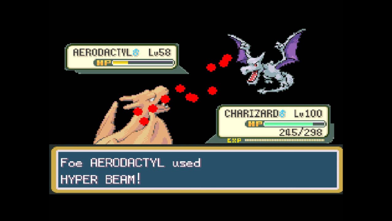 Pokemon Fire Red: Charizard challenge - YouTube