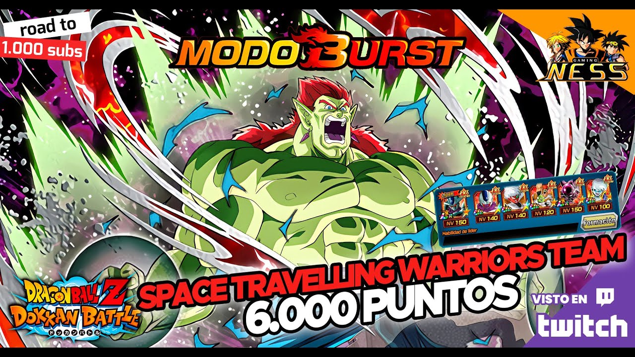 🐉 DOKKAN BATTLE | 🔥 ¡BURST MODE! 6.000 PUNTOS FASE 2 CON SPACE ...