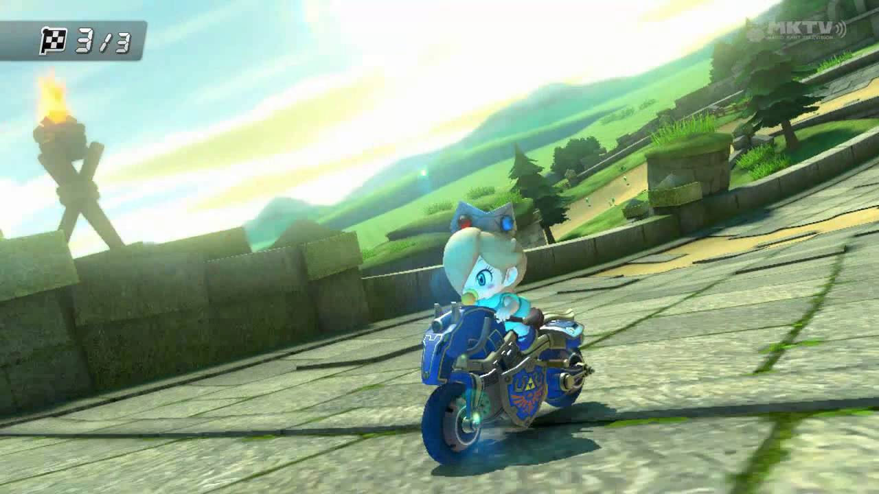 Wii U - Mario Kart 8 - Hyrule Circuit - YouTube