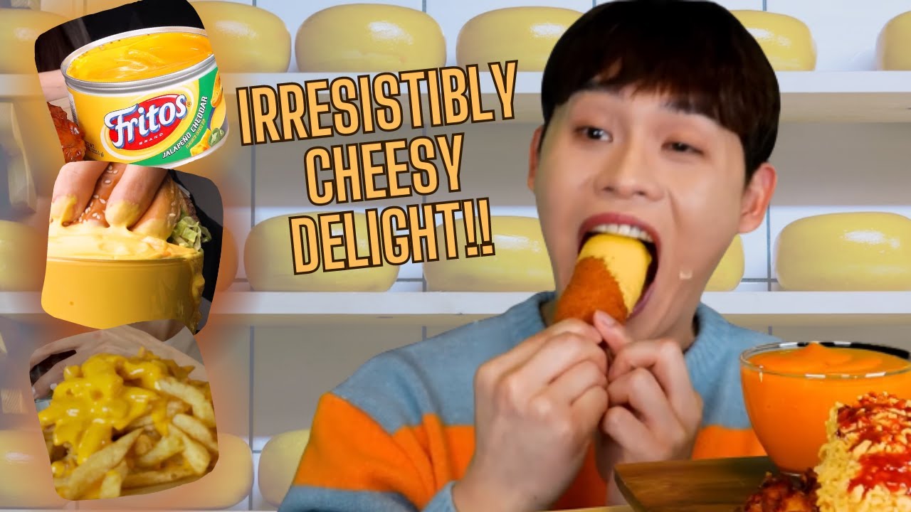 Cheesy Indulgence: A Mukbang Compilation with Different Foods Covered ...