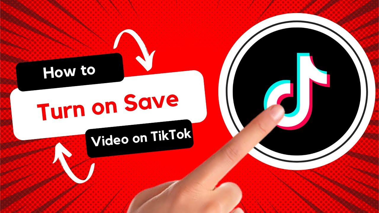 How to turn on save video on TikTok - YouTube