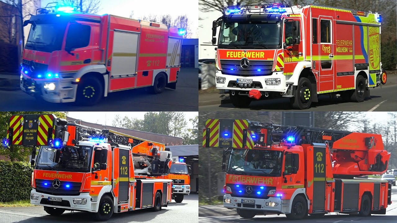 [NEUES HLF & TLF!] Feuerwehr MÜLHEIM | BEIDE BF ZÜGE & FF Heißen auf ...