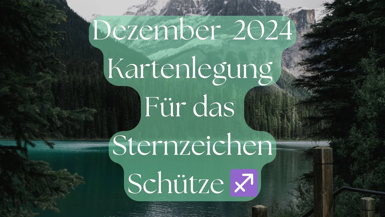 Sternzeichen Schütze ♐️ - Dezember 2024 - Schafft man diese harte Zeit ...