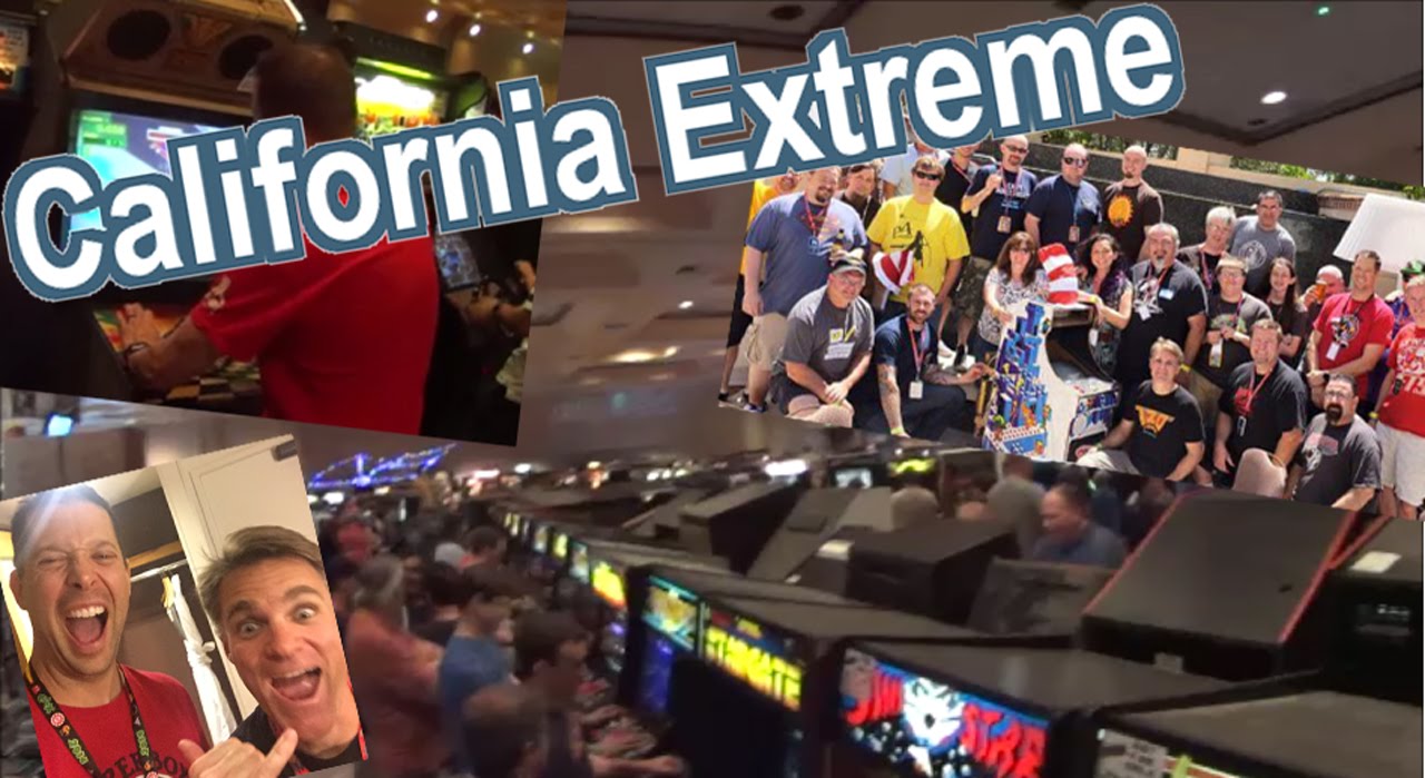 Trip to California Extreme Arcade and Pinball Show 2015 - Full Walk ...