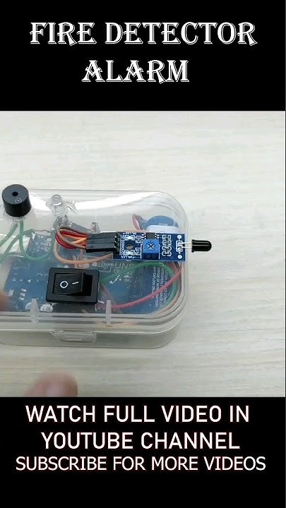 Fire Detector Alarm🔥shorts Arduinoproject Youtube