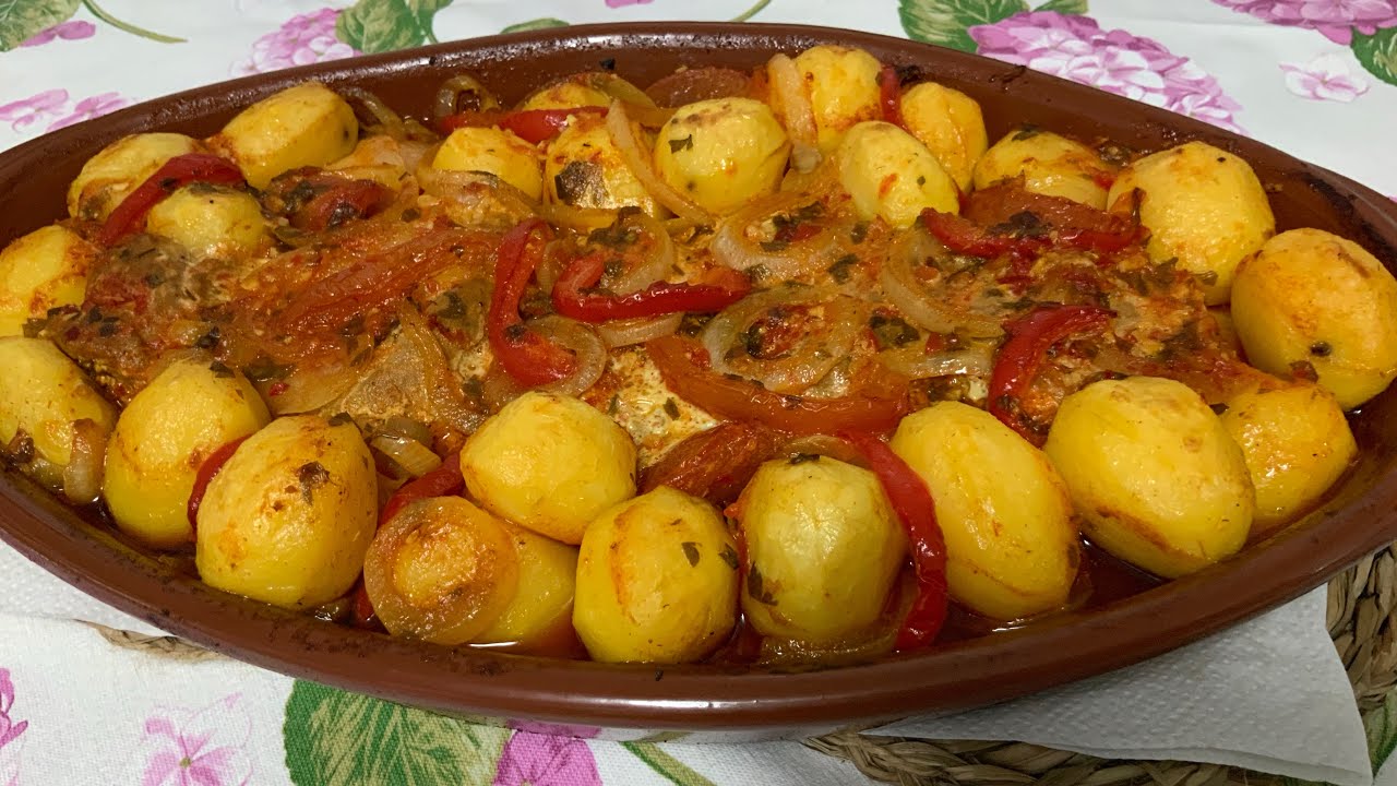 Atum Fresco com Batatinha Assado no Forno Receita Prática e muito ...