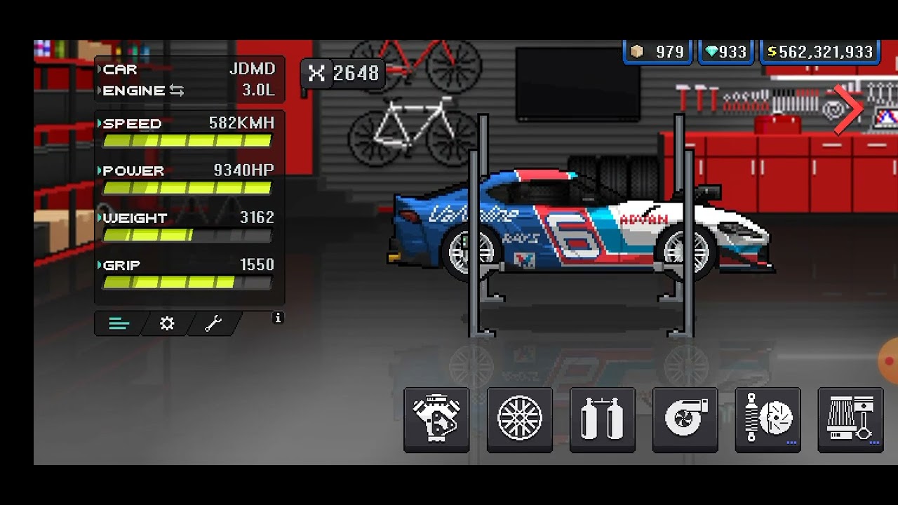 Pixel car racing gameplay - YouTube