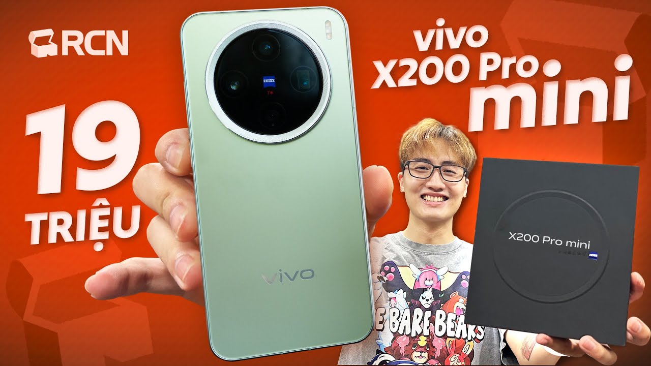 vivo X200 Pro Mini đây rồi, test cam với vivo X200 Pro xem dư lào ...