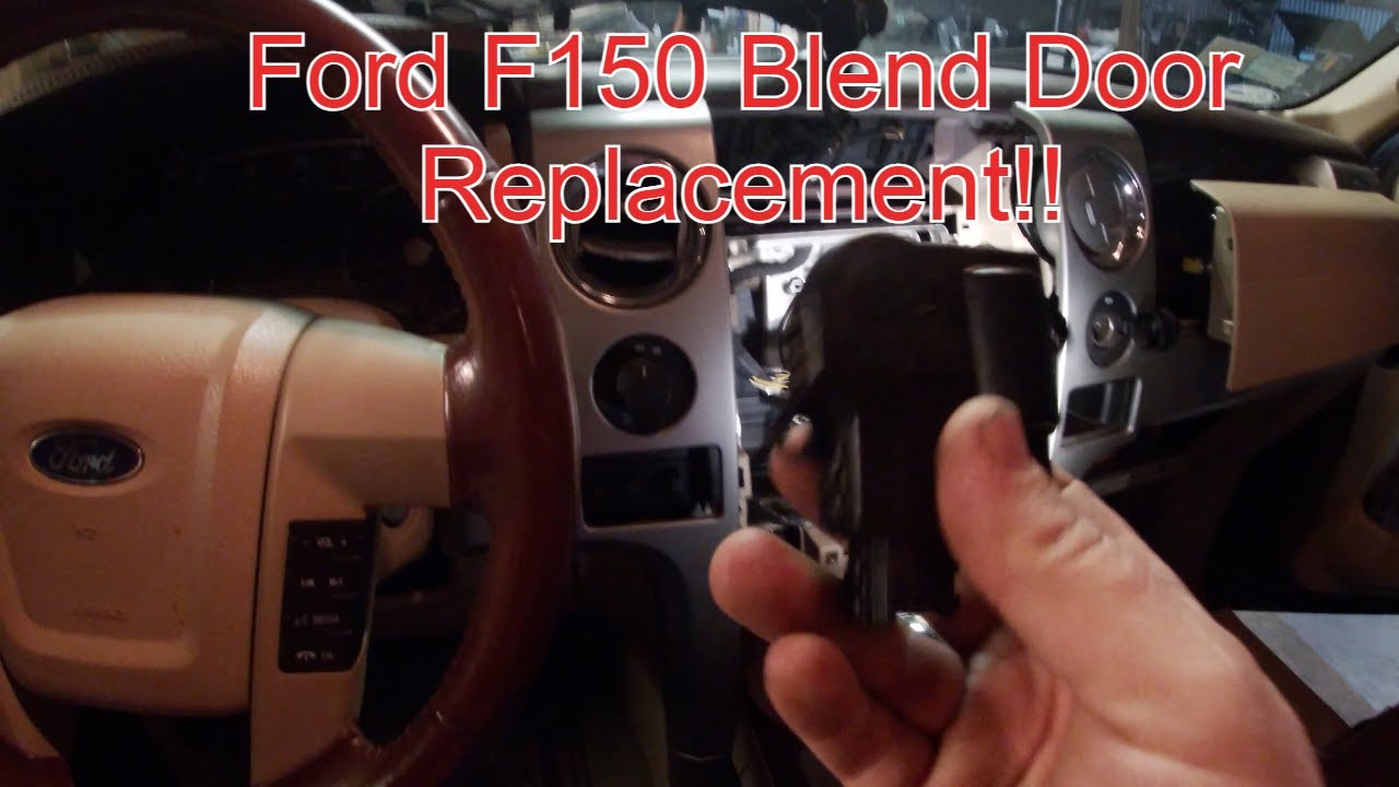 Ford F150 Blend Door Actuator Replacement; Stuck on AC/Heat!! 2009-2014 ...