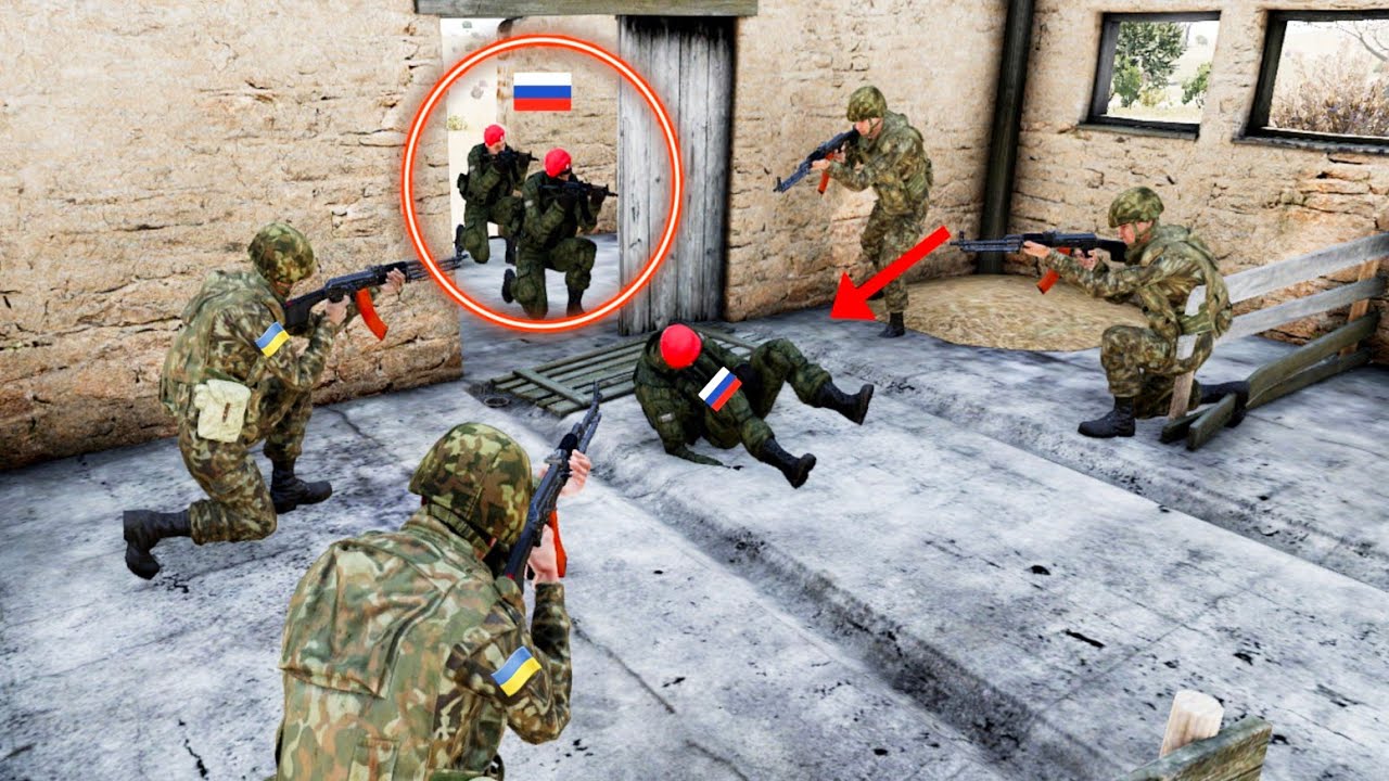 The Russian Red Berets thought the building was empty, but in fact it ...