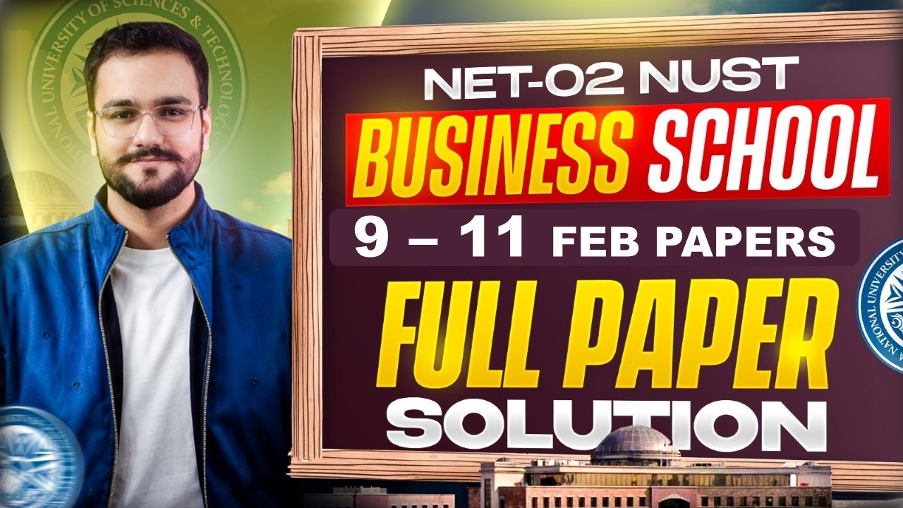 NUST NET 02 NBS LLB Paper | NUST NBS LLB Paper | MCQs & Insights for ...