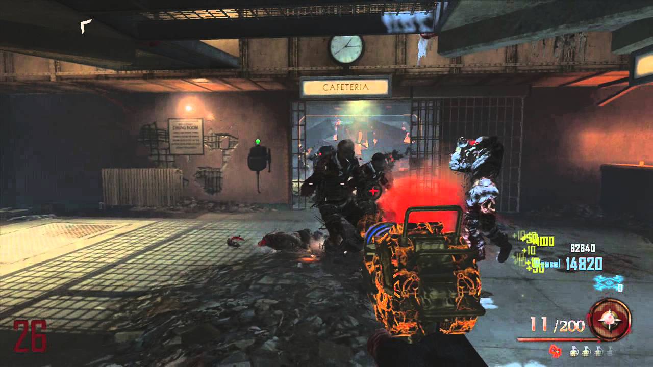 COD BO2 Zombies - MOTD Lvl 28 - With Zoegaa - YouTube
