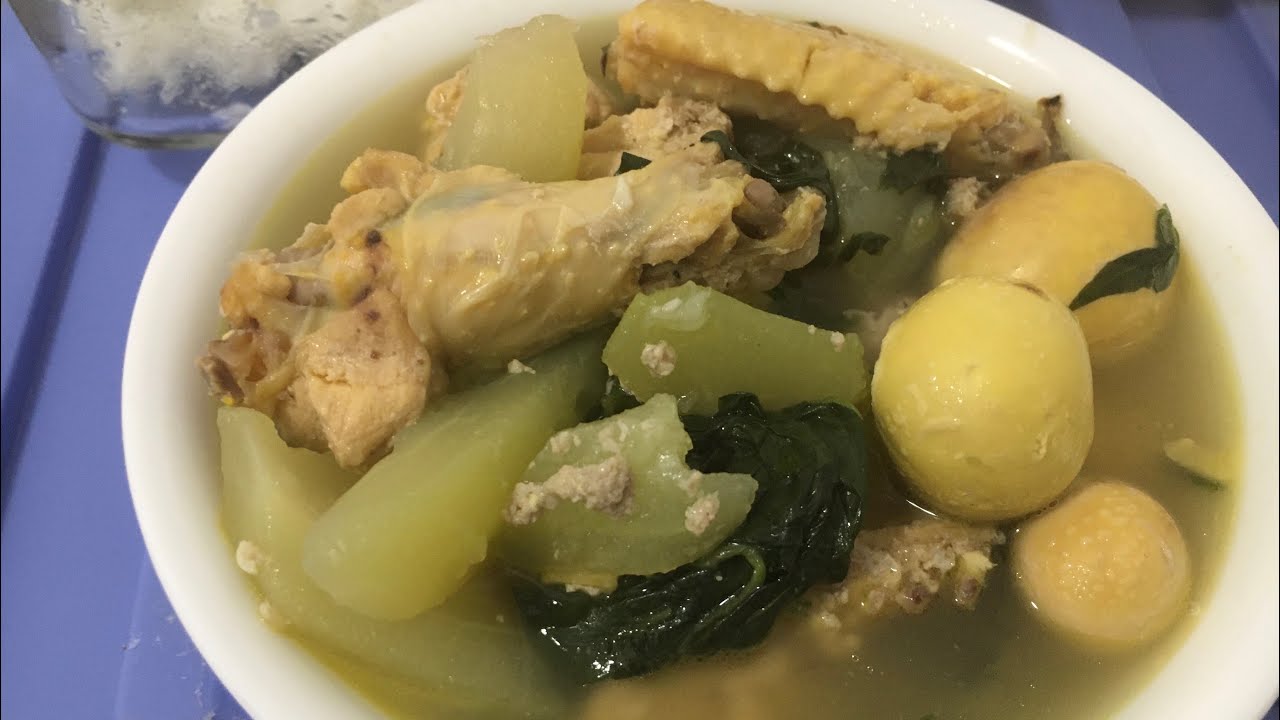 The Best talaga ang Tinolang Manok with Sayoti at Dahon ng sili// with ...