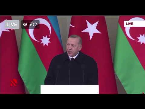 RECEB TAYYIB ERDOQAN nə gpzəl dedi ;-Ay Ermeni hardan oldu senin QARABAQ?