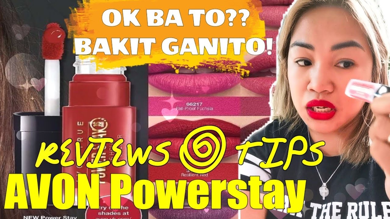 REVIEWS & TIPS || AVON Powerstay Liquid Lipstick - YouTube