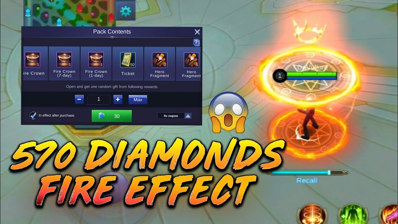 Fire Crown Recall Effect | Recall Effect Mobile Legends - YouTube