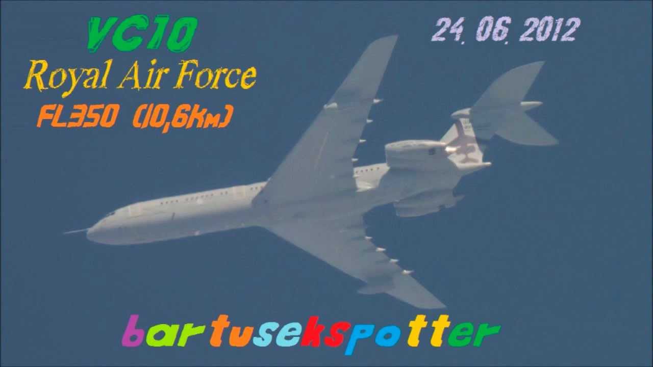Vickers VC10 Tanker Royal Air Force in new c/s over Poland 'rare ...