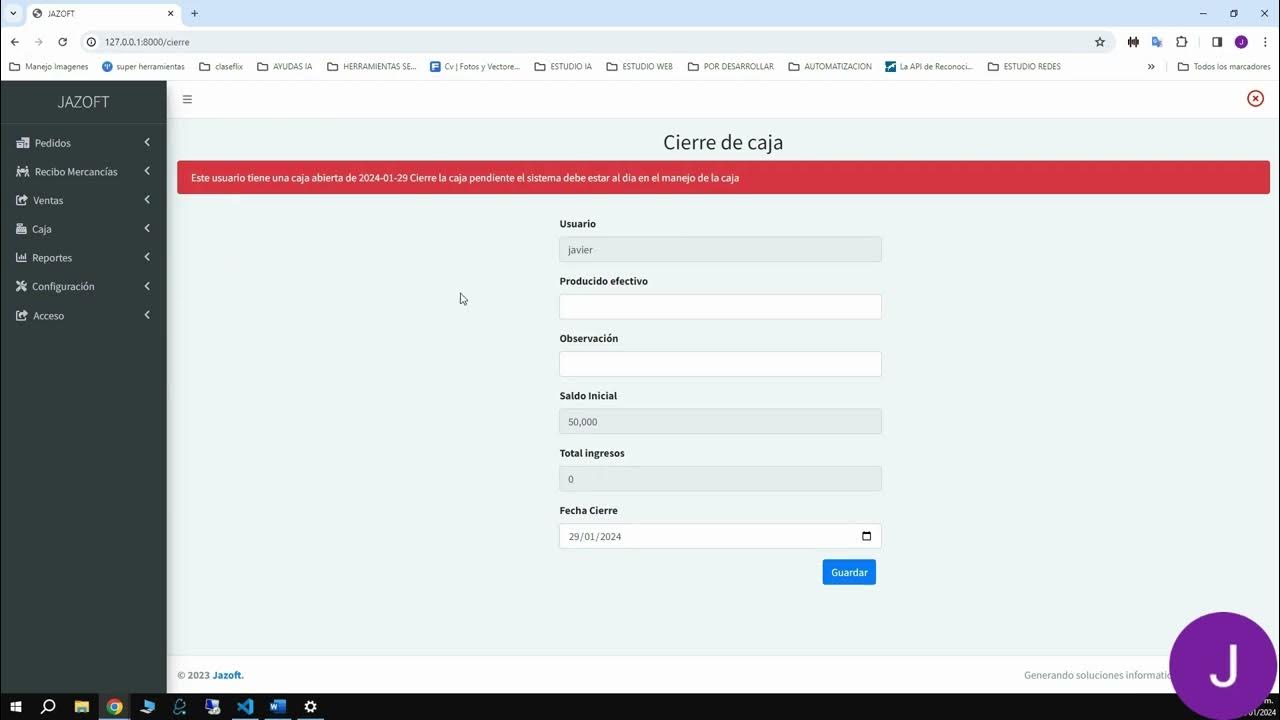 Sistema de Inventario y Facturación - YouTube