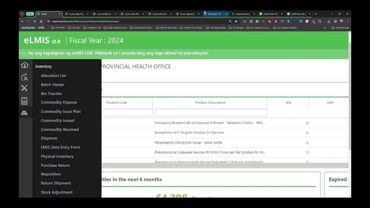 How to release expired or damaged commodities in ELMIS - YouTube