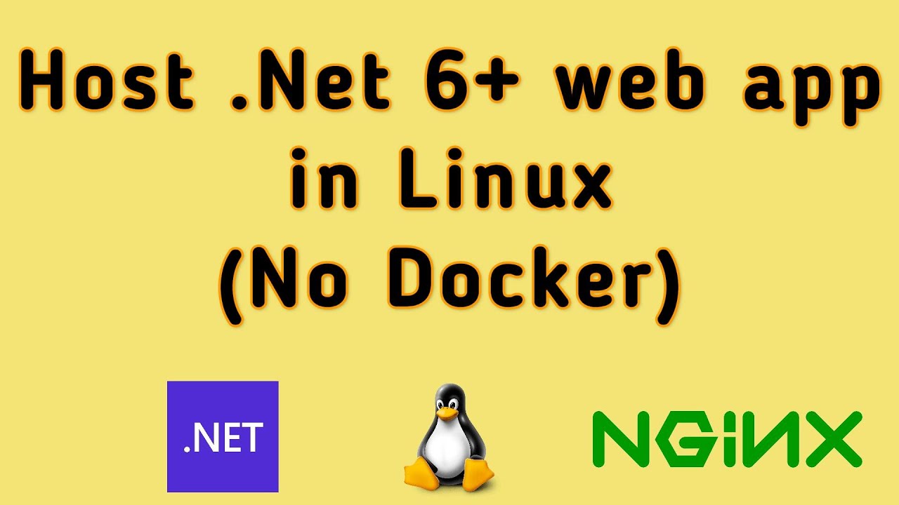 How To Deploy Dot Net In Linux No Docker Using Nginx Youtube