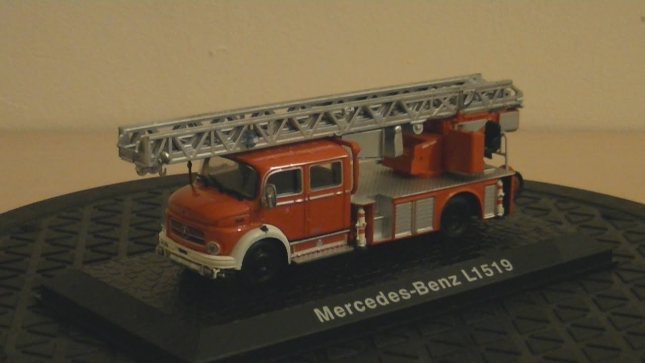Atlas Editions Mercedes Benz L1519 Fire Engine (1:76 scale) Review HD ...