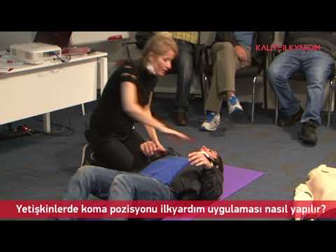 Yetişkinlerde Koma Pozisyonu İlkyardım Uygulaması Nasıl Yapılır?