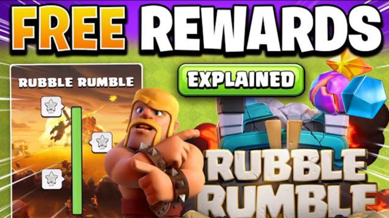 NEW SPECIAL RUBBLE RUMBLE EVENT EXPLAINED - GET ALL FREE REWARD & PERKS ...