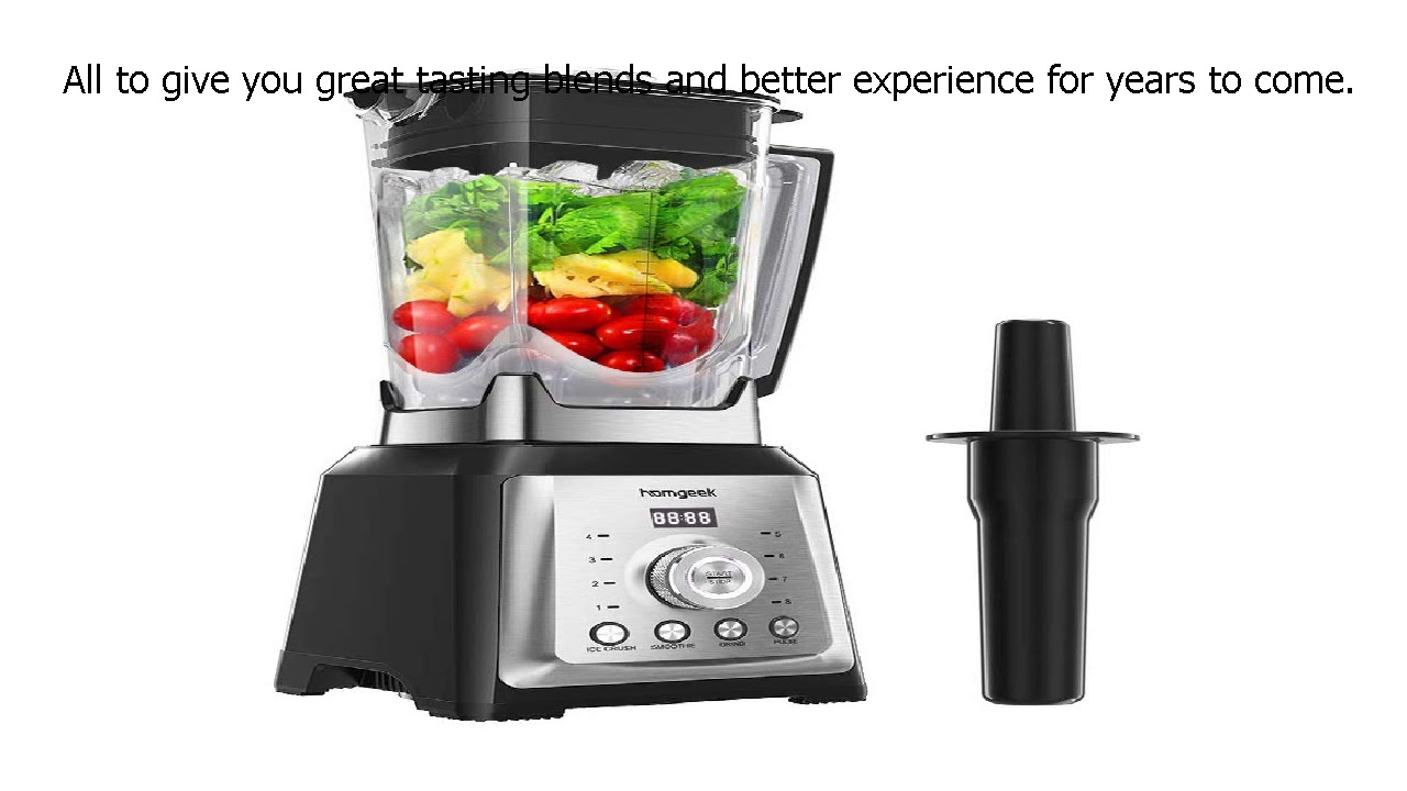 Special Discount on Homgeek Blender Smoothie Maker, 25000 RPM High ...