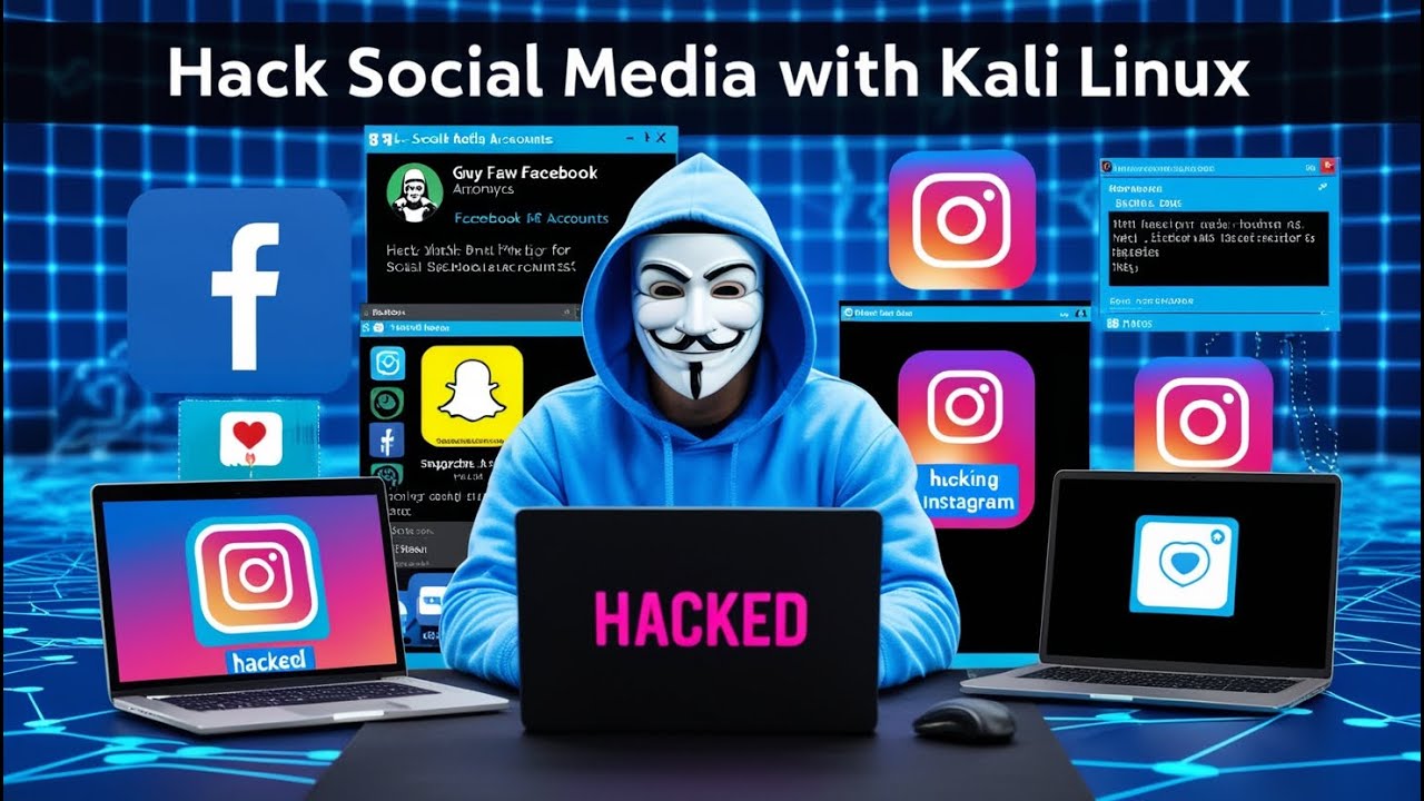 How To Hack Social Media With Kali Linux | Become a Social Media HACKER ...