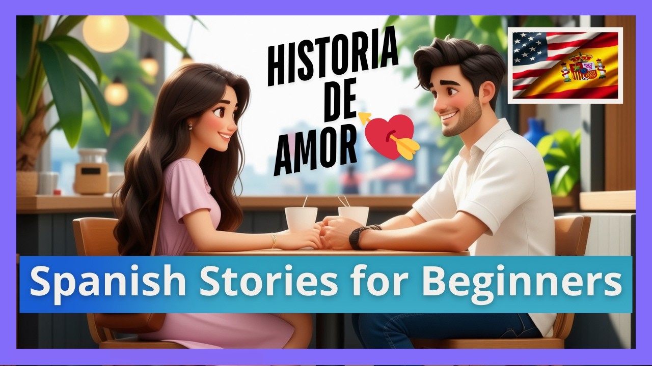 LEARN SPANISH THROUGH Love Stories 💘 A Simple Romantic Tale for ...