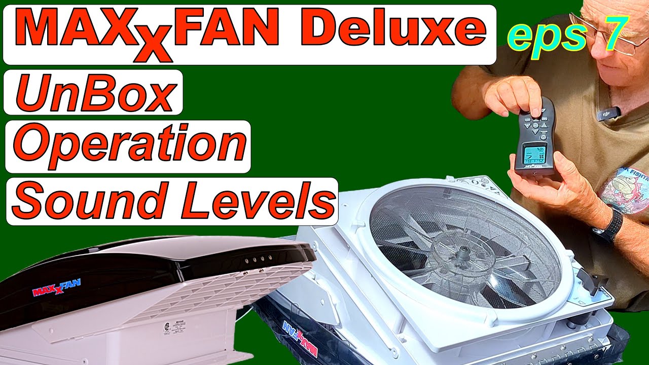 MaxxFan Deluxe, What's in the Box? Fan Operating, Loudness Test. Remote ...