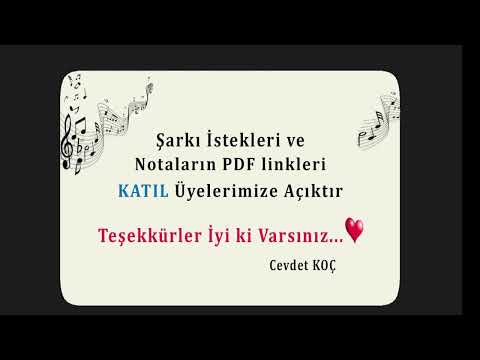 Ayrılık Zor Nilüfer - Burhan Çaçan NOTA SOLFEJ