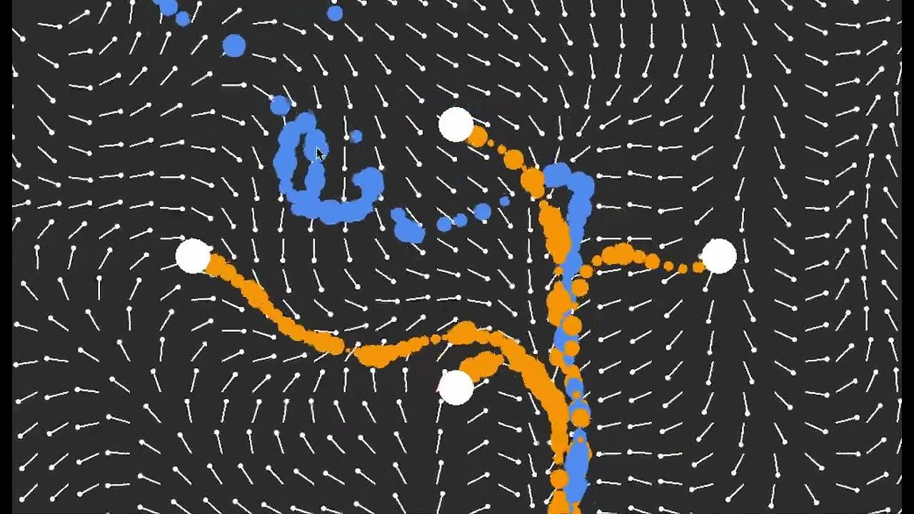 Vector Flow Field using Perlin Noise - YouTube