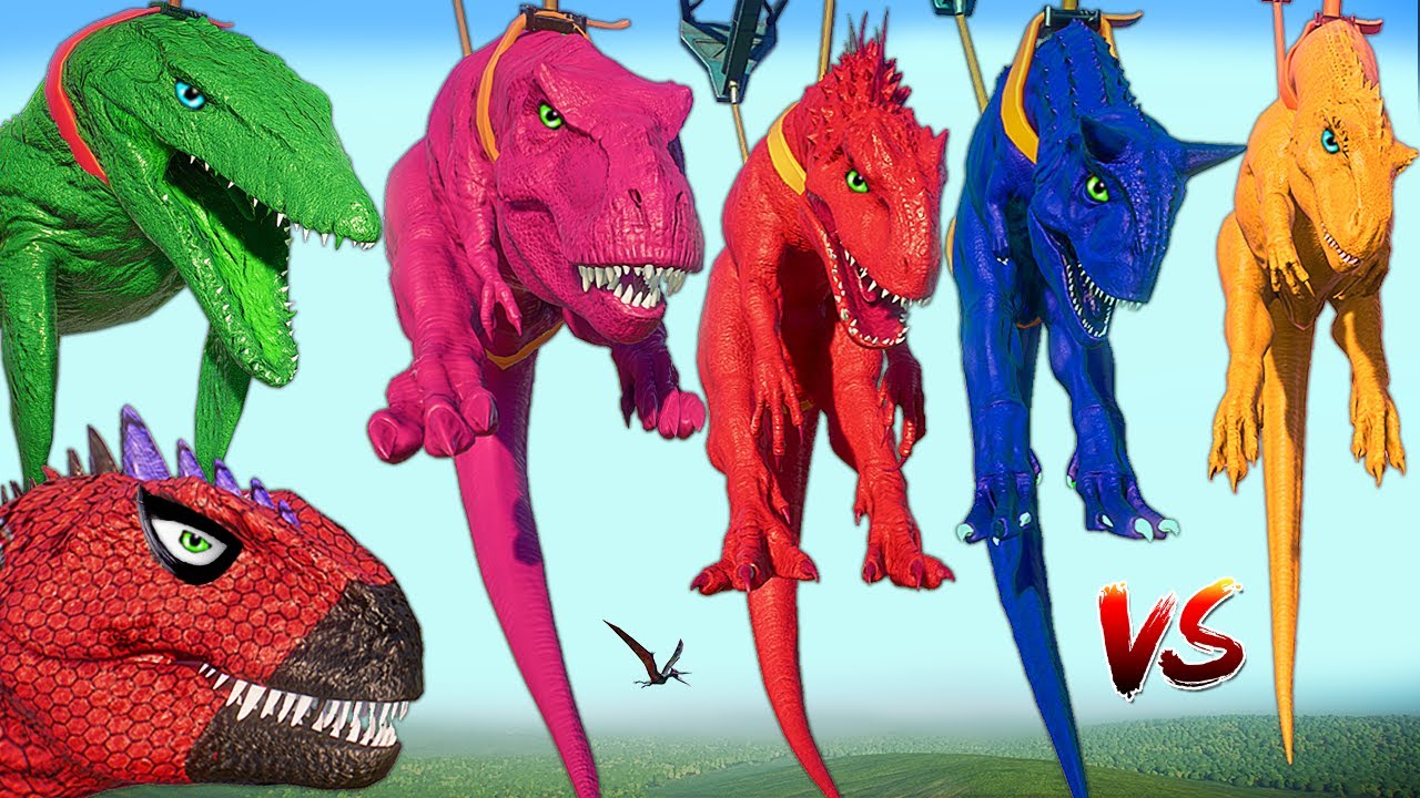 Spider Man 2099 Mosasaurus Vs Spinosaurus Godzilla T Rex Jurassic World
