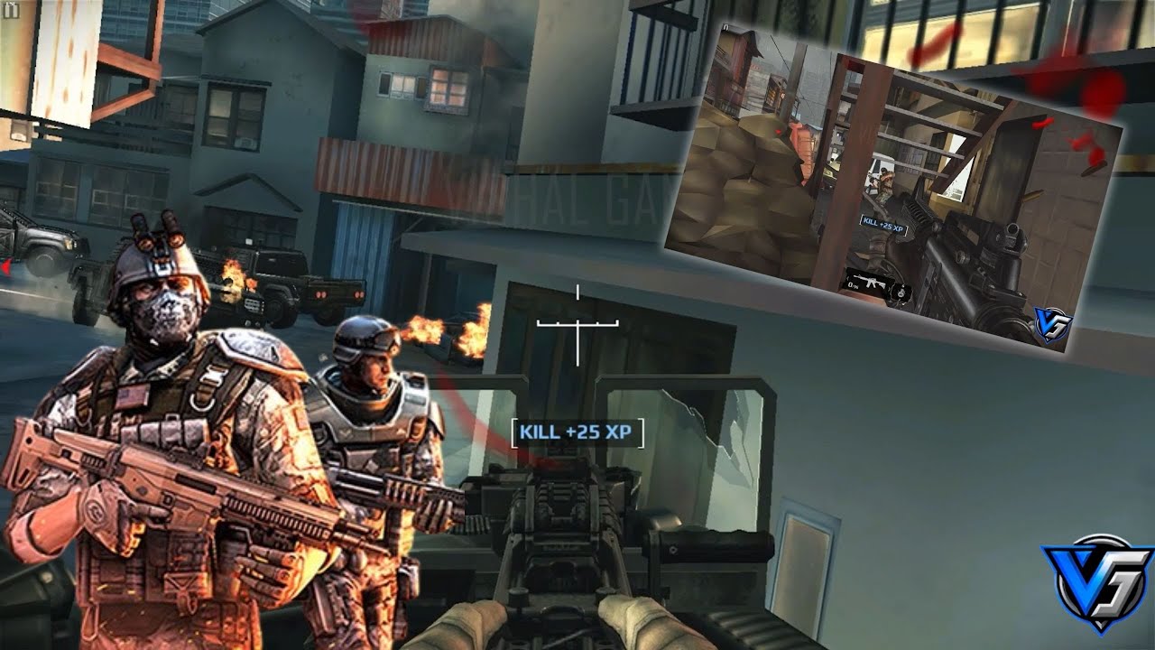 MODERN COMBAT 5 GAME PLAY VISHAL GAMER - YouTube